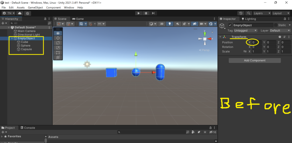 【Unity 簡単解説】create emptyの使い方をマスターしよう | Tapichan blog